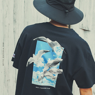 日本进口品牌IFC KAMOME TEE路亚潮流短袖衣服IFSS24-048