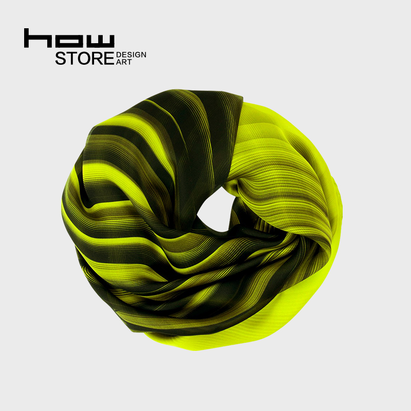 HOWstore ZAHA HADID DESIGN 扎哈·哈迪德高档丝绸围巾礼物