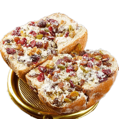 一口爆浆！新疆风味坚果奶酪包