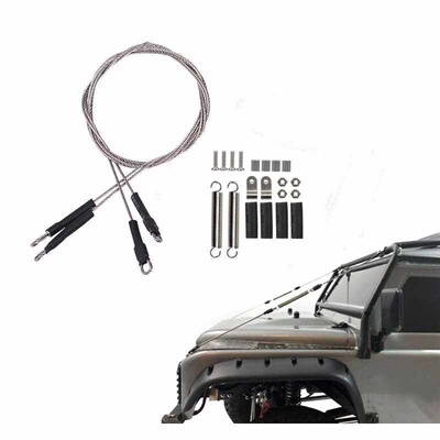 仿真攀爬车车头双拉钢绳B3 MK07 JK07 CK5811多种车型Axial TRX-4