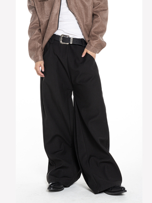 穿出自我力挺廓形宽松阔腿西裤