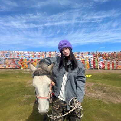 哈灵顿水洗做旧复古立领夹克