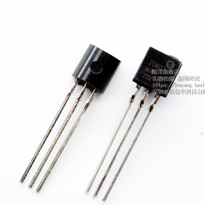 Z0607MA  双向可控硅  0.8A/600V 芯片 直插 TO-92 (10个)