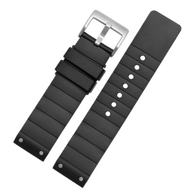 适配卡地亚桑托斯山度士Santos 100橡胶手表带 男女硅胶链20 23mm