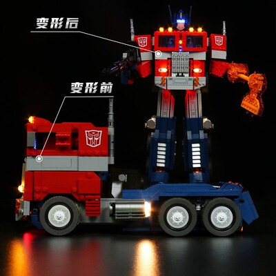 乐高变形金刚擎天柱积木