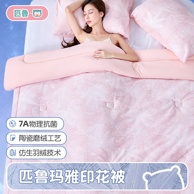 匹鲁成人冬被春秋被子被芯可水洗机洗秋冬天加厚保暖单人春秋被褥