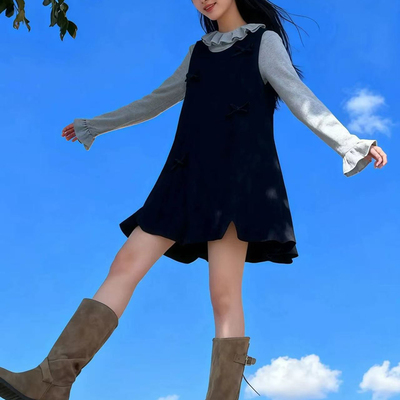 韩系高级感小个子独特漂亮套装