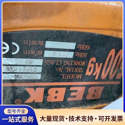 BEBK电动葫芦，型号315G0010，最大起重量500kg询价