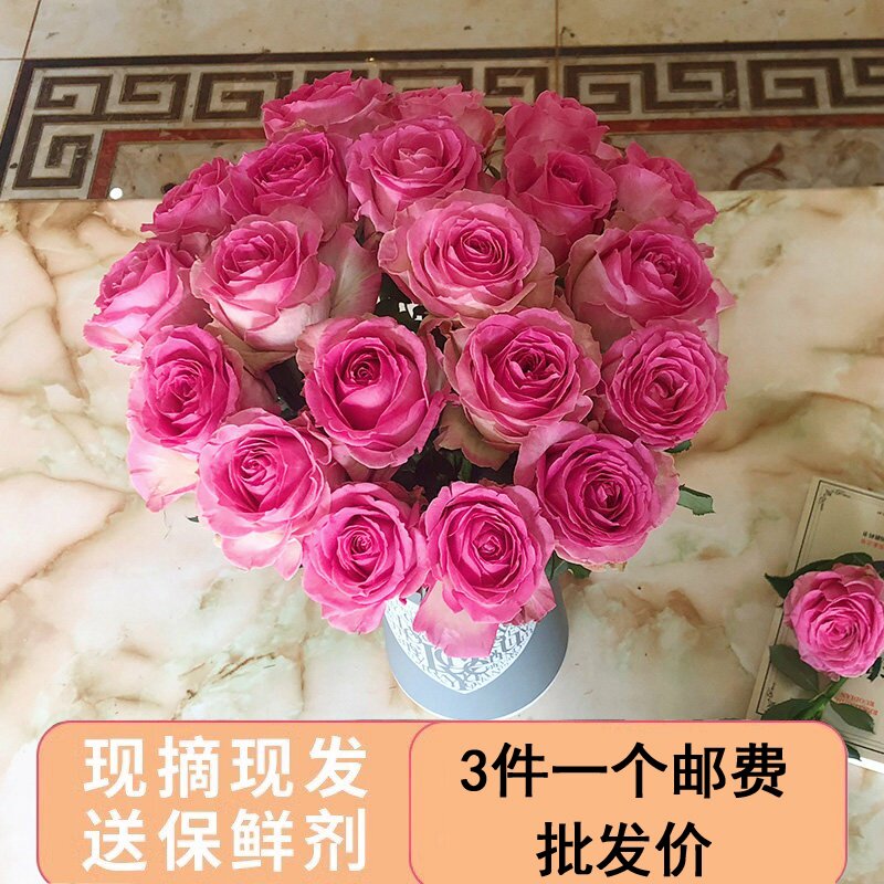 云南昆明基地直发鲜花玫瑰向日葵百合插花鲜切花鲜花家用插花