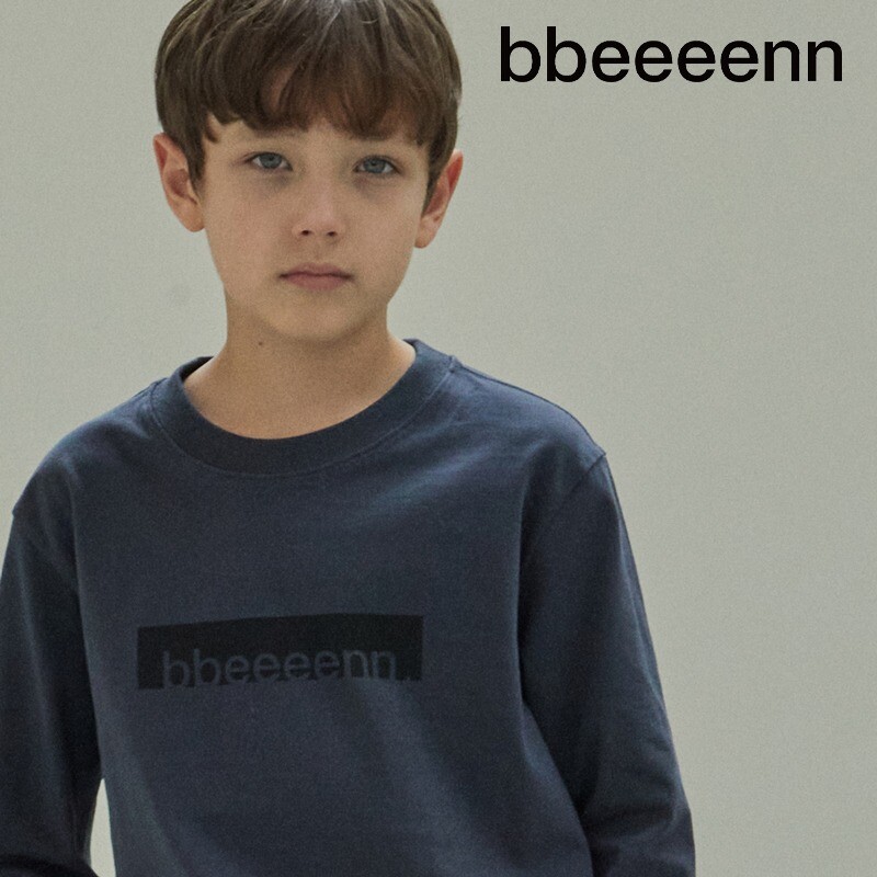 Bbeeeenn春季新款男女儿童纯棉长袖T恤大童学生简约打底衫薄上衣