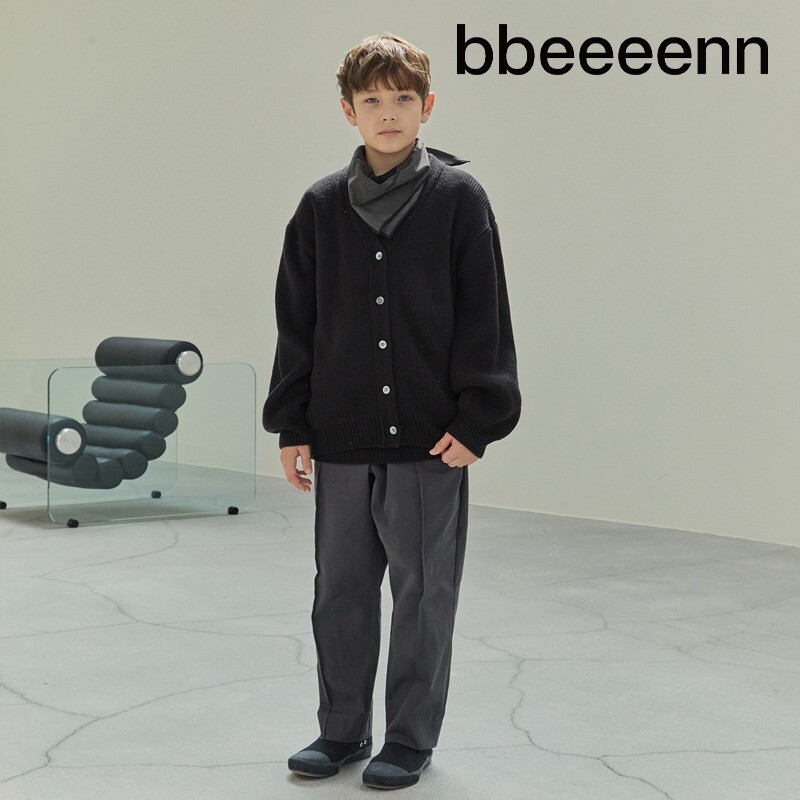 Bbeeeenn韩国童装秋冬新款男童女童长袖针织衫中大童开衫外套