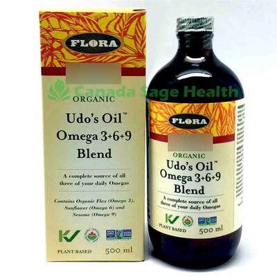 加拿大Flora UDO Omega369欧米茄油液体黄金油 500ml
