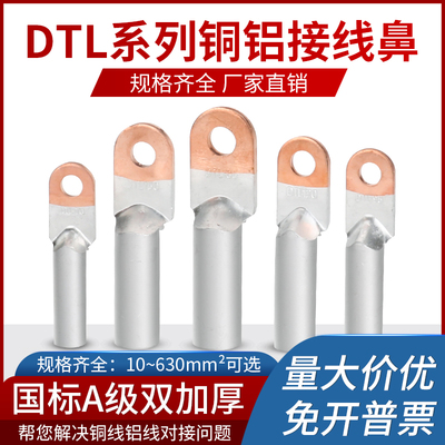 国标A级加厚铜铝鼻接线端子