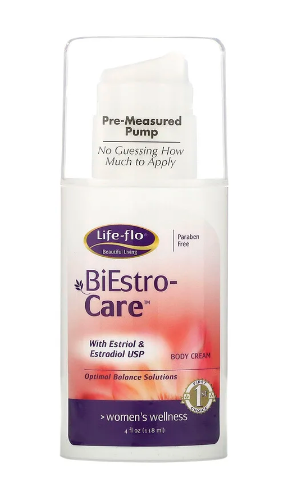 美国Life-Flo BiEstro雌三醇乳膏雌二醇软膏外用老年 118g_虎窝淘