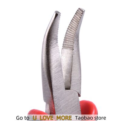Bend Tip Plier DIY Hair Extension Tool Clip Plier for Micro