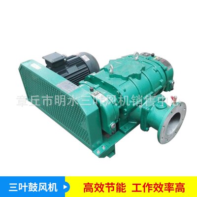 供应三叶罗茨鼓风机水产养殖风机增氧机SWR-65H型5.5千瓦罗茨风机