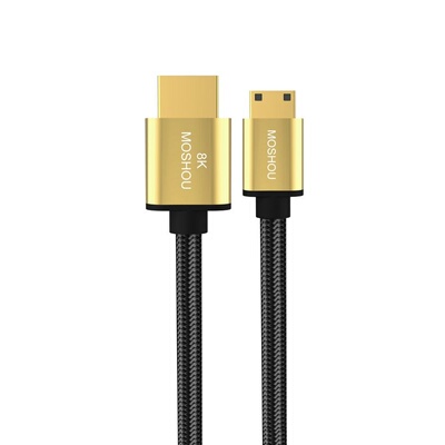 魔兽2.1版8K迷你Mini/Micro HDMI转HDMI线相机高清线4K 60/120Hz