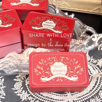 婚礼订婚内搭喜糖盒星野派铁盒