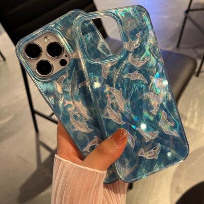 梦幻蓝海海豚适用iphone1