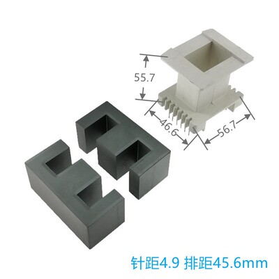 磁芯EE70B 配骨架 PC40PC95材质高频变压器大功率 锰锌铁氧体
