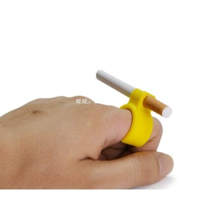 新品Silicone Ring Fipnger Hand Rack Cigarette Holder For Reg