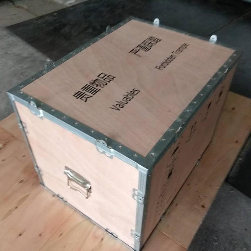 钢带可拆卸木箱免熏蒸钢u带木箱包装木箱钢带物流包装木箱承重