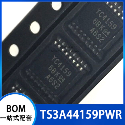 TS3A44159PWR TS3A44159PW 丝印 YC4159 四路模拟开关 TSSOP-16