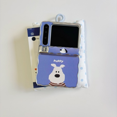 蓝底小狗适用于华为purax手机壳