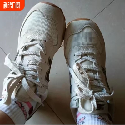 大促折扣NB574系列厚底复古老爹鞋情侣网面透气运动慢跑鞋元祖灰