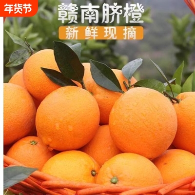 正宗江西赣南脐橙甜蜜多汁现采直发儿童孕妇应季水果甜橙手剥橙