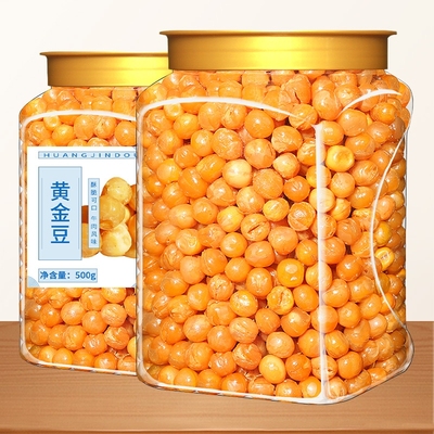 新货黄金豆油炸豌豆500g罐装牛肉味香酥脆零食下酒菜炒货批发新鲜