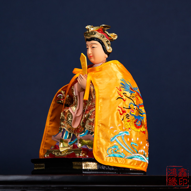 新款泰山奶奶披风斗篷碧霞元君道家神像佛像还愿刺绣凤凰披袍披肩