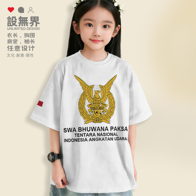 印度尼西亚Indonesia空军落肩T恤