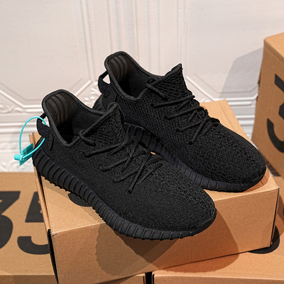 2025新款柏宜椰子鞋男350透气真爆软底休闲运动跑鞋莆田全黑潮鞋