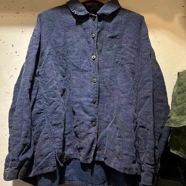 小红分享-衣路秋款双层做旧衬衫37151