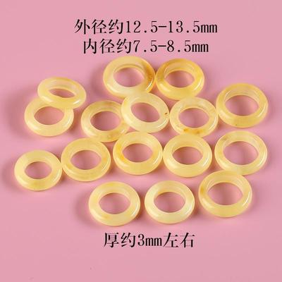 20257A天然保真蜜蜡跑环手串男女士diy手工手链百花蜜妖花文玩吊