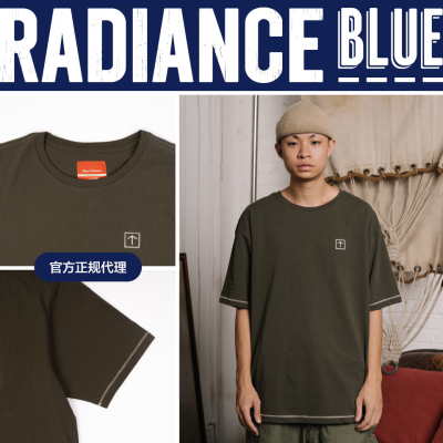 Nigel Cabourn x Vault by Vans联名款圆领T恤男RADIANCE-Blue