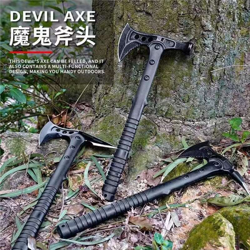 多功能斧头开山砍树砍柴斧子消防斧工兵斧营地斧头野外装备战术斧