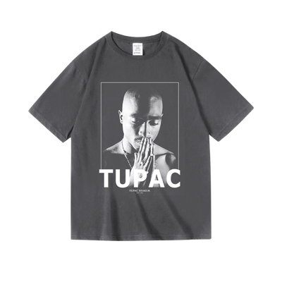 纯棉半袖中性夏季西海岸匪帮衣服