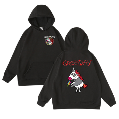 欧美朋克摇滚乐连帽卫衣greenday