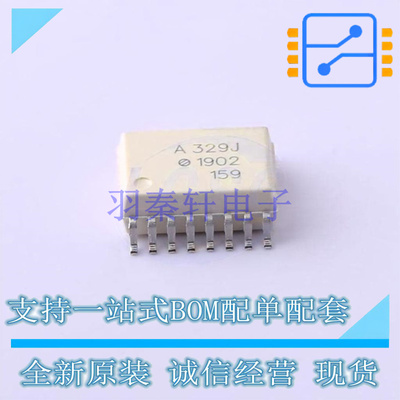 光耦-光电晶体管输出 QCPL-329J-500E SO-16 AVAGO 全新原装正品