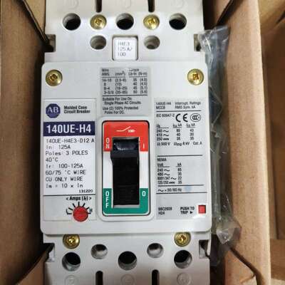 议价全新AB罗克韦尔断路器140UE-H4，125A，3P