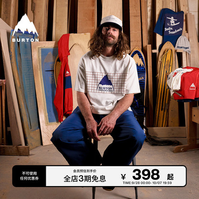 BURTON伯顿50周年官方男士短袖