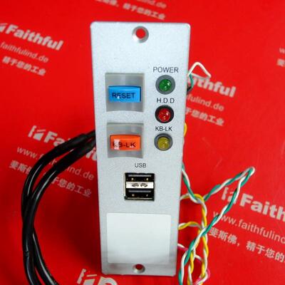 Beckhoff C5102-0030 倍福全新工控机启动开关 RESET KB-LK P询价