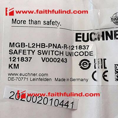 Euchner 121837 安士能全新安全开关 MGB-L2HB-PNA-R-121837询价