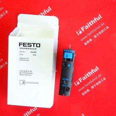 Festo 161360 费斯托全新二位五通电磁阀 CPV14-M1H-5LS-1/8询价