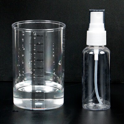 雨的测量直筒杯塑料杯刻度条三年级自制雨量器降雨量diy科学实A47