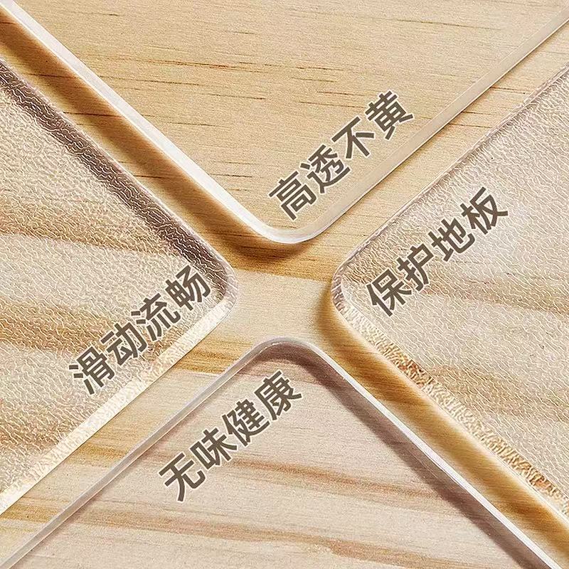 水晶板地垫透明pvc入户门口地毯保护膜塑料可擦洗厨房防水滑脚垫