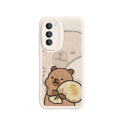 适用华为小羊皮卡通可爱手机壳