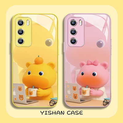 噜噜情侣手机壳适用vivo小米oppo